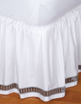 Dust Ruffles (Bed Skirts) - Luxury Bedding - Italian Bed Linens ...